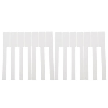 KGOTA 52pcs Piano Keytops Kit White ABS Plastic Piano Repair Key Set ...