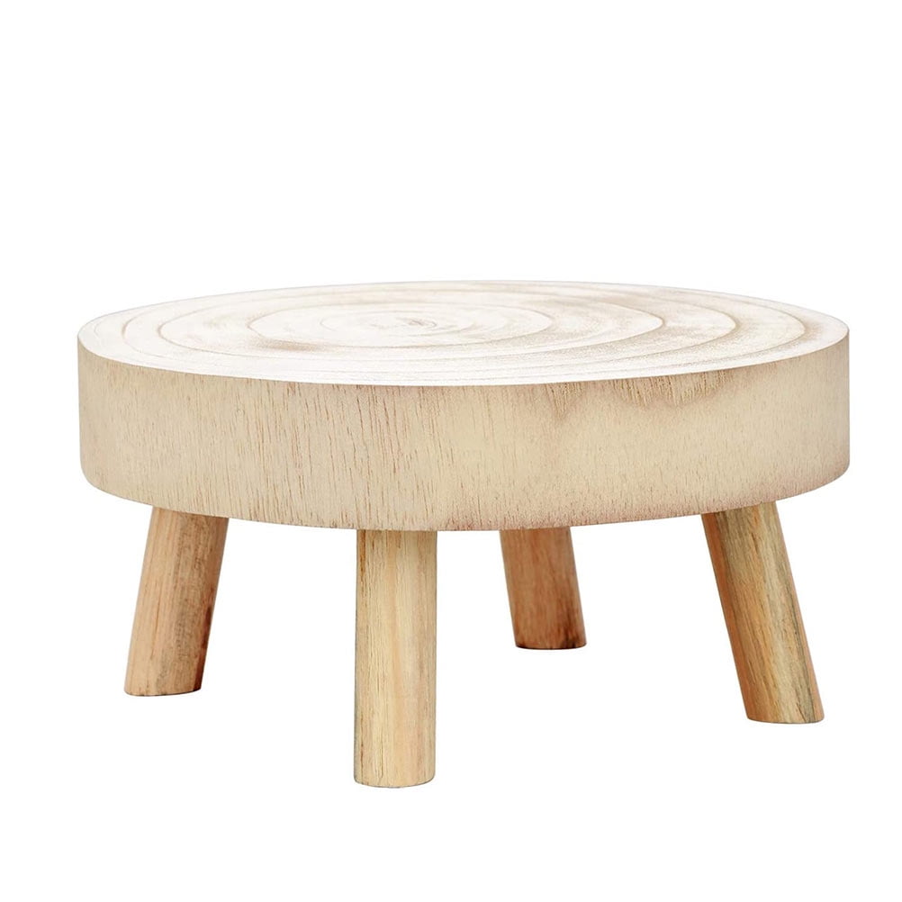 Qumonin Wooden Plant Stool Flower Holder Indoor Plant Stand Pots ...