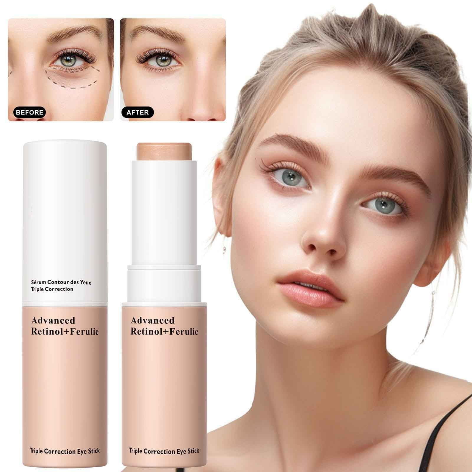 QunYou Advanced Retinol Ferulicacid Eye Cream Stick Fade Fine Lines Eye ...