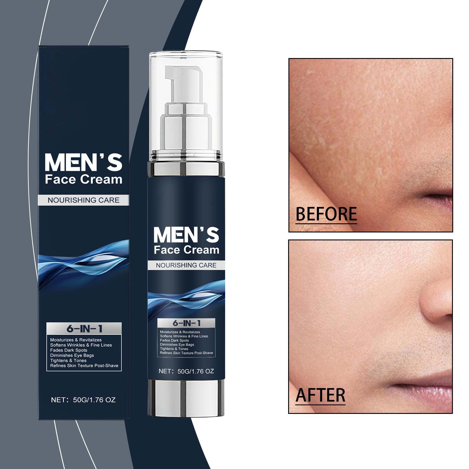 QunYou Men's Deep Moisturizing Cream Wrinkle Firming Aftershave Care ...