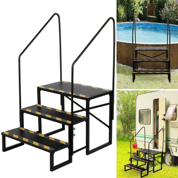 RV Steps with Handrail in RV Steps - Walmart.com