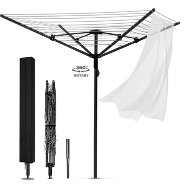 Kingrack Collapsible & Foldable Clothes Drying Rack, 3-Tier Indoor ...