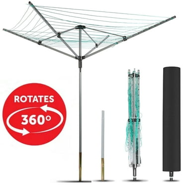 2 Pack Foldable Wall Mounted Drying Rack with 80CM Extension Rod，Heavy ...