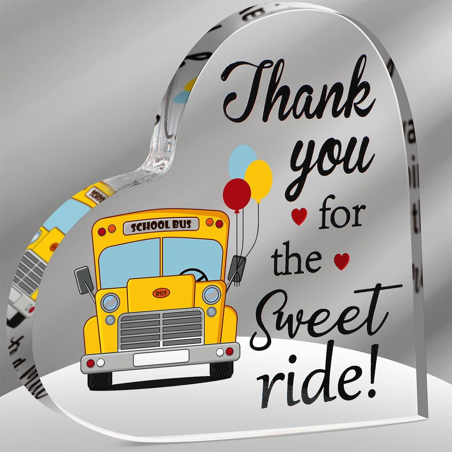 Qunclay School Bus Driver Appreciation Gifts Thank You For The Sweet ...