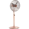 Qunler 18" Digital Oscillating Metal Stand Fan with Remote Control, 3 ...