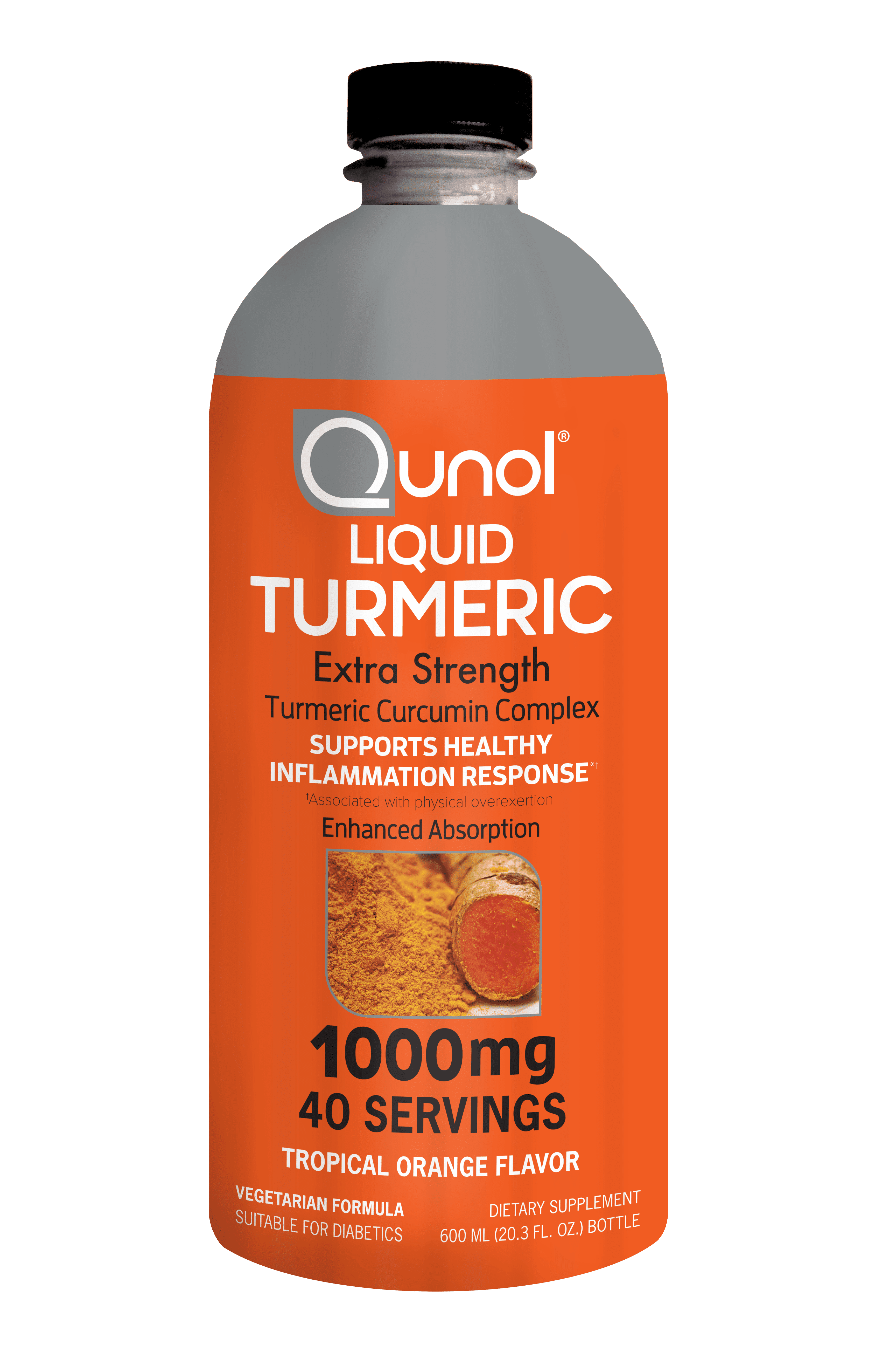 Qunol Liquid Turmeric Curcumin with Black Pepper, Turmeric Supplement ...
