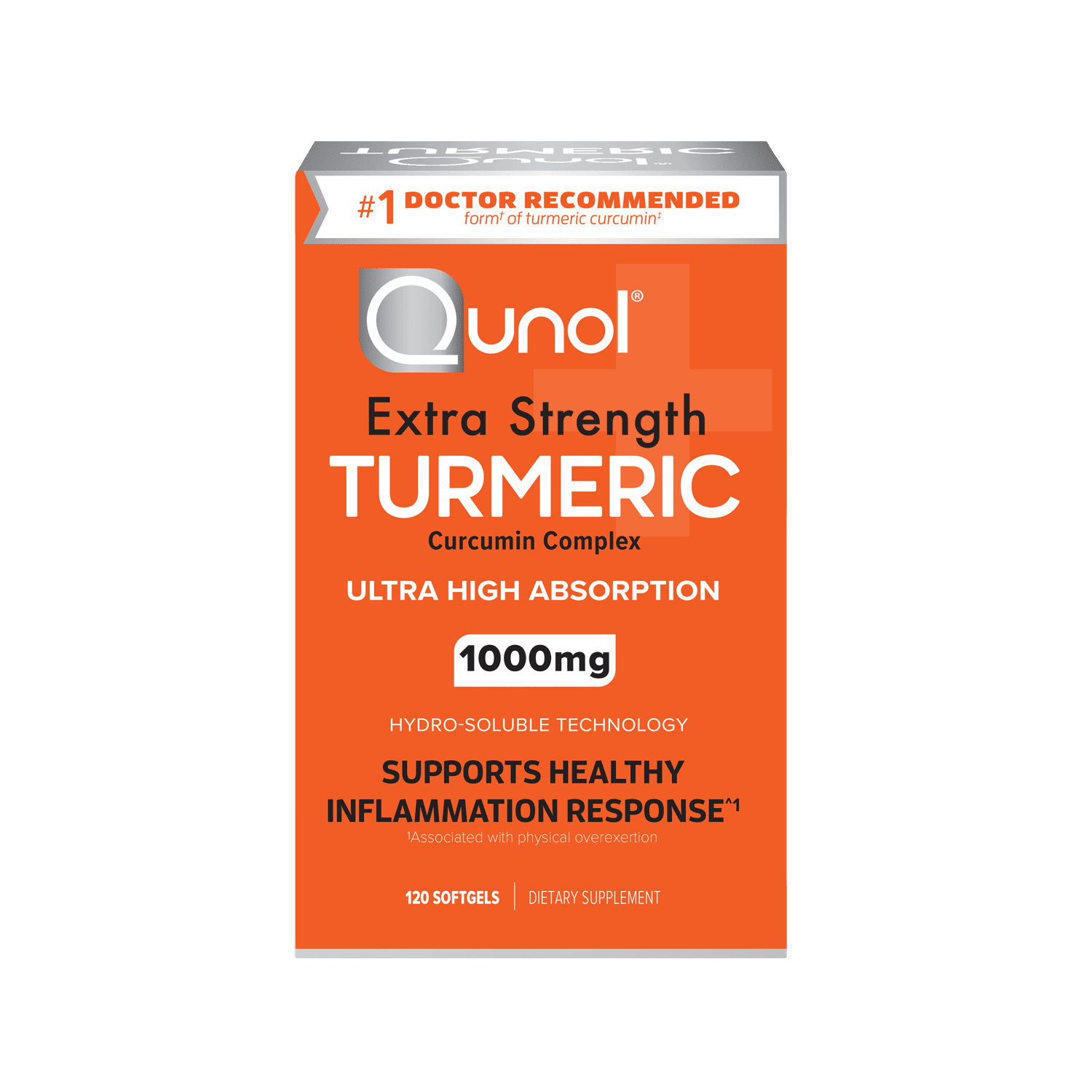 Qunol Extra Strength Turmeric Curcumin Supplement, Healthy Joint Health ...