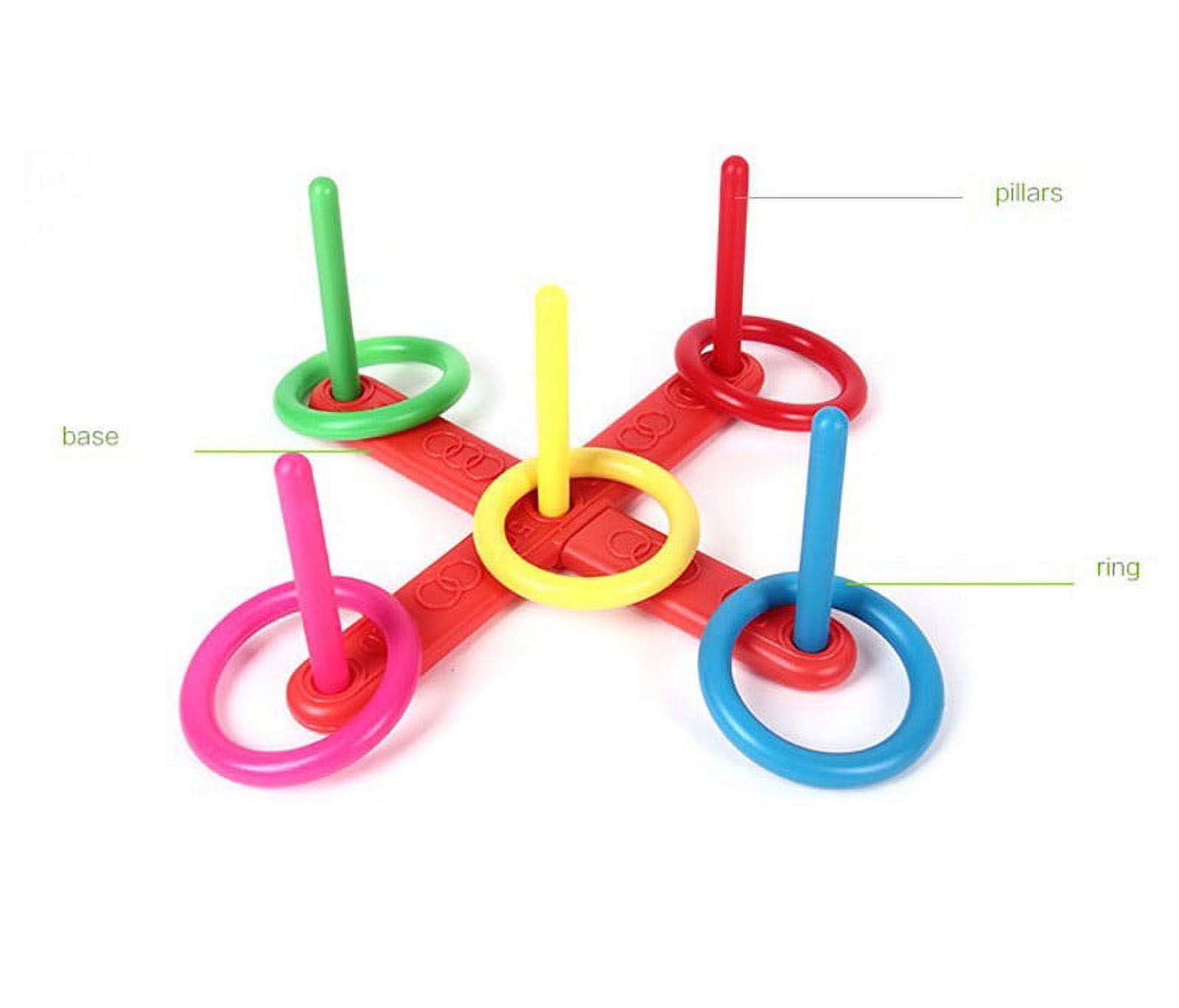 Educational Quoits Toy Hoop Set - Ideal for Pool and Garden Games ...