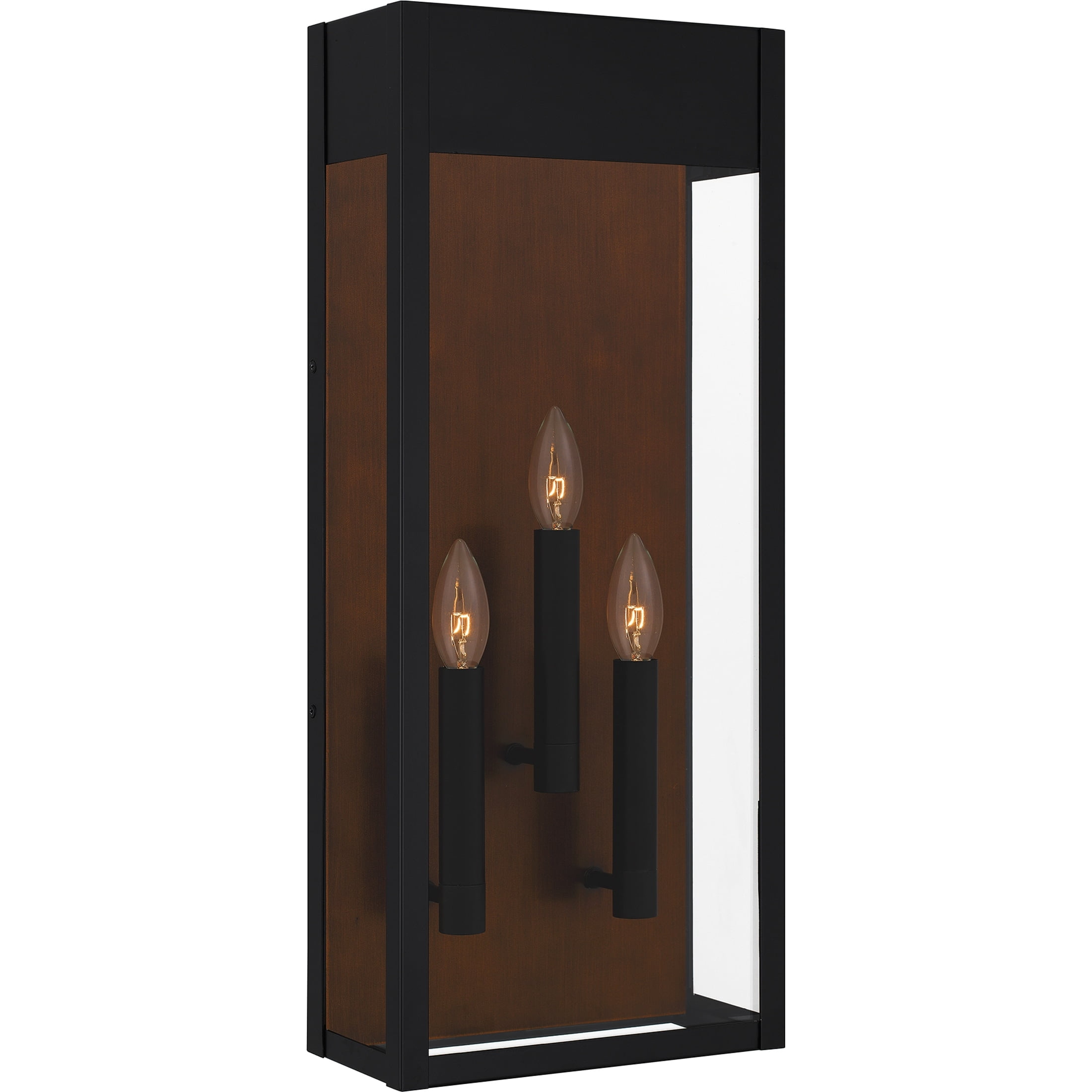Quoizel Lighting - Maren - 3 Light Outdoor Wall Lantern In Modern Style-24 - Walmart.com