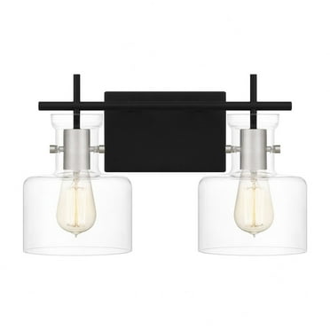 Lalia Home 3 Light Metal and Opaque White Glass Shade Vanity with Round ...