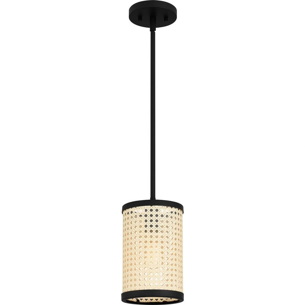 SYA1506MBK-Quoizel Lighting-Syrah - 1 Light Mini Pendant In Coastal ...