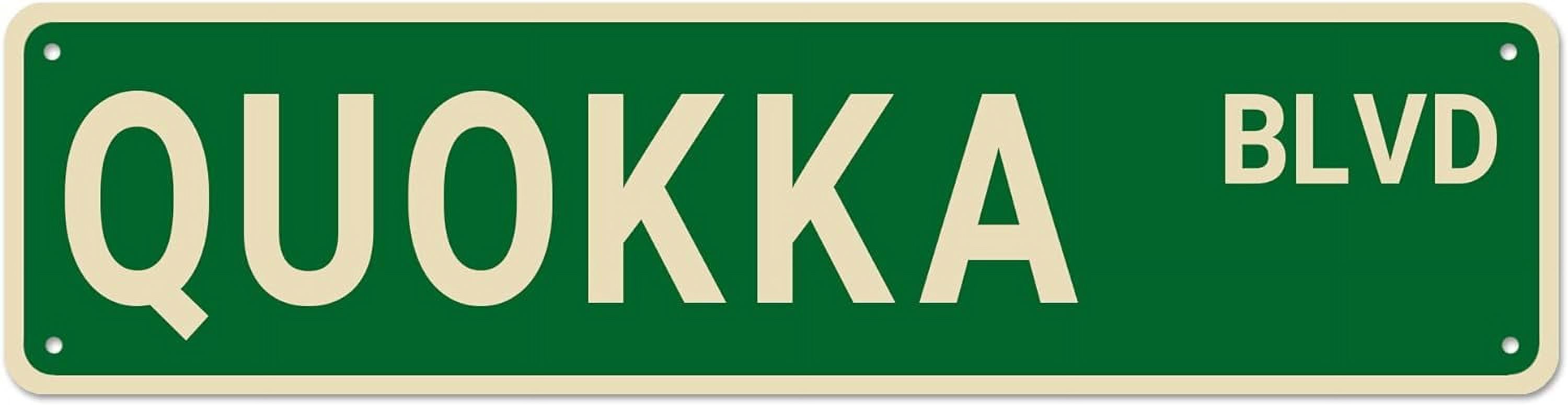 Quokka BLVD Street Sign, Quokka Sign Quokka Decor Quokka Lover Gift ...
