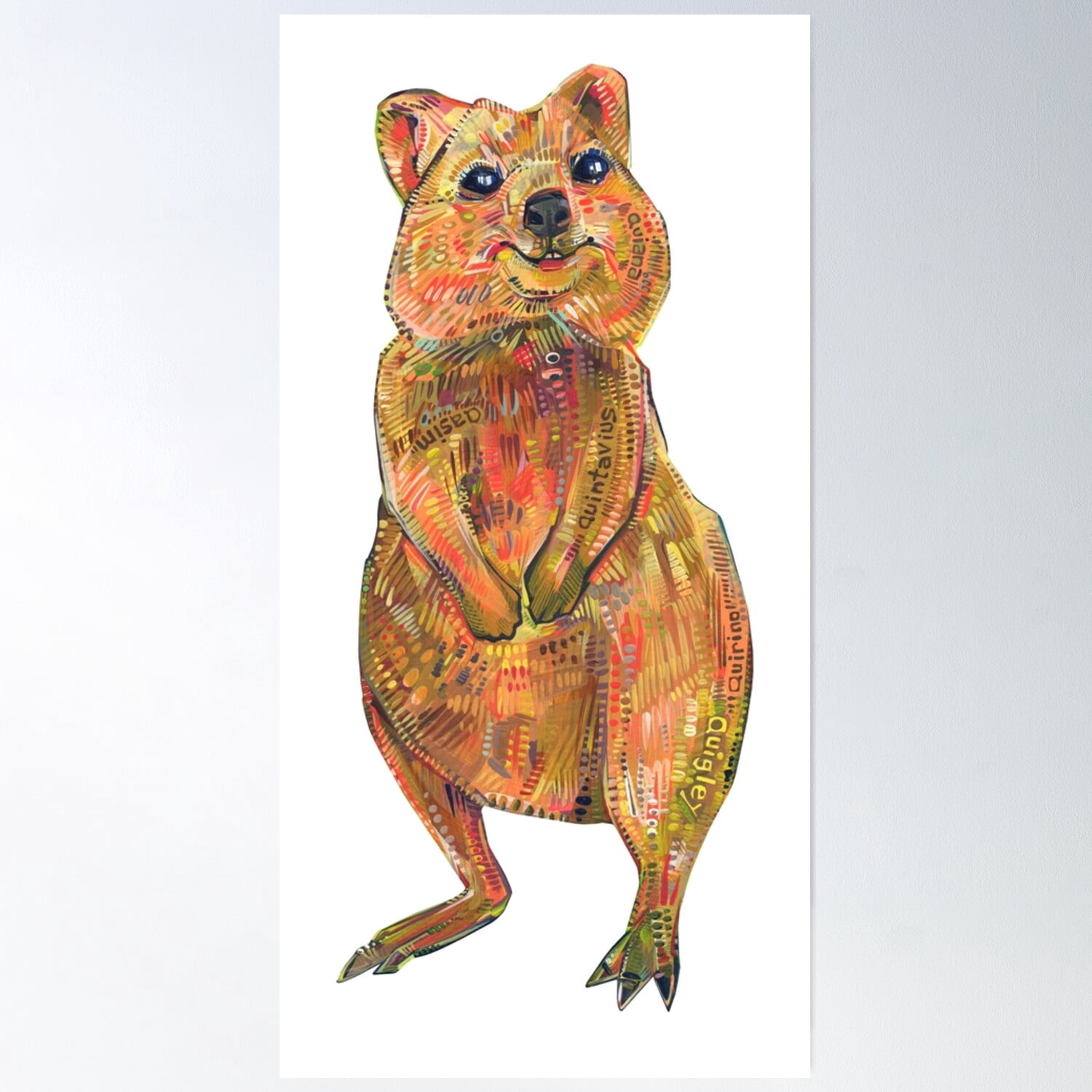 Quokka Poster Wall Art, Modern Wall Decor, 12x18 UNFRAMED - Walmart.com