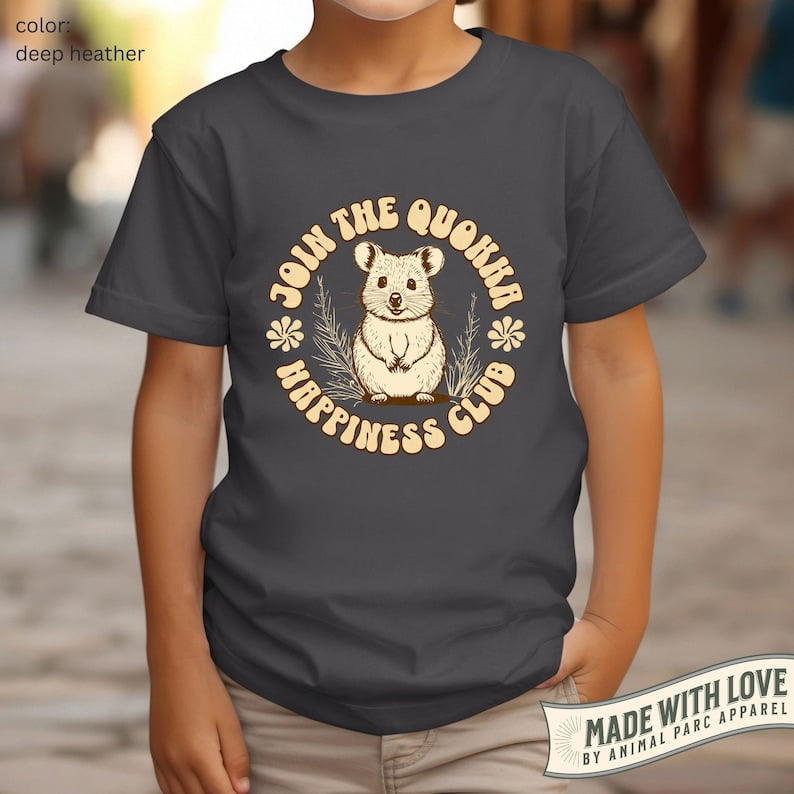 Quokka Shirt For Kids, Cute Quokka Shirt, Quokka Happiness Club Kids ...