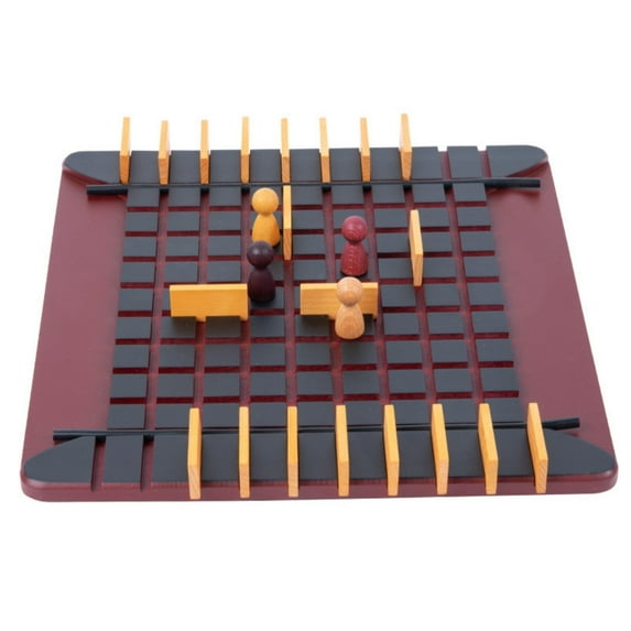 Quoridor Wooden Abstract Strategy Game, 10.2 Inch Step By Step Wall Board Game, Puzzle for ...