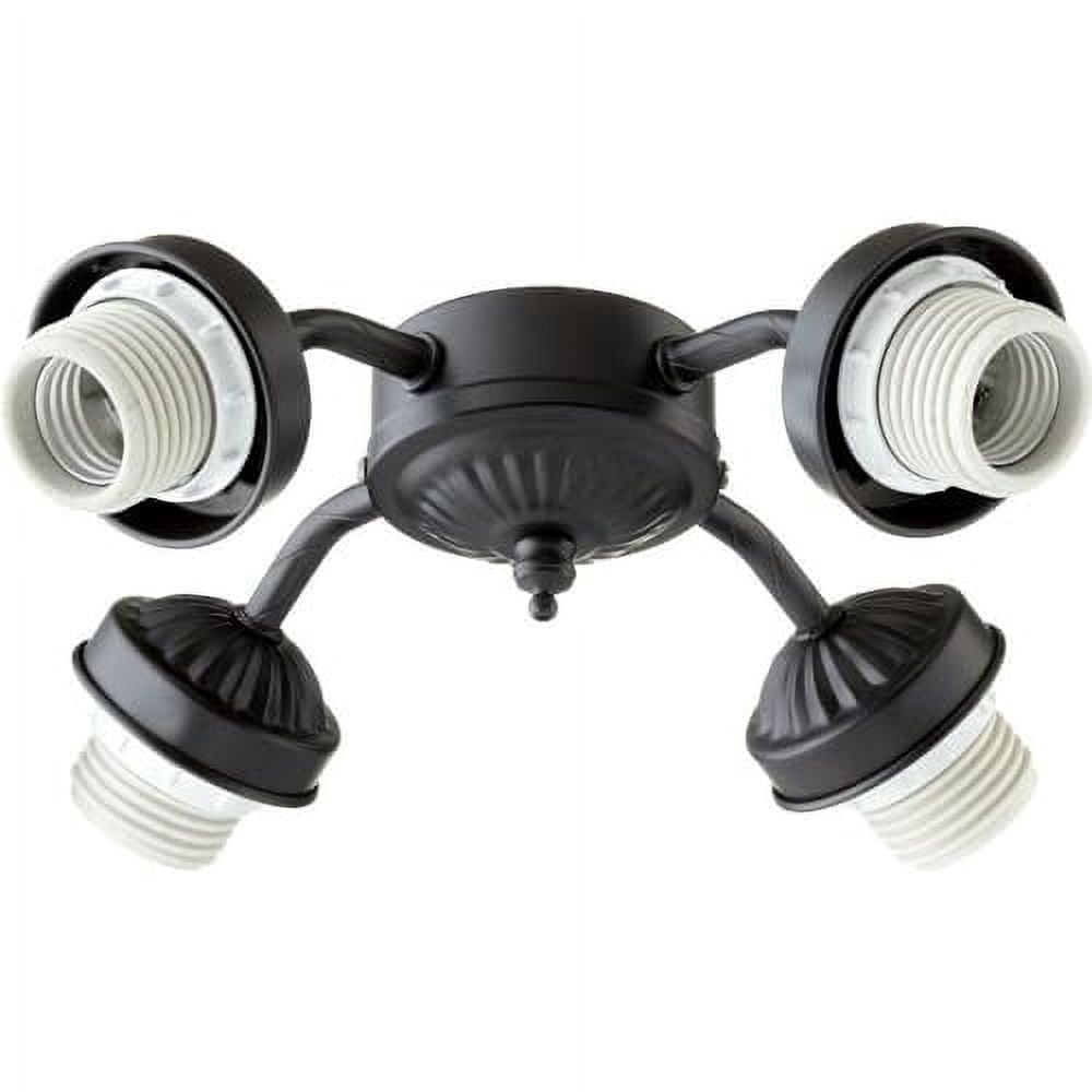 Quorum 2444-8059 Traditional LED Fan Light Kit from Fitters Matte Black ...