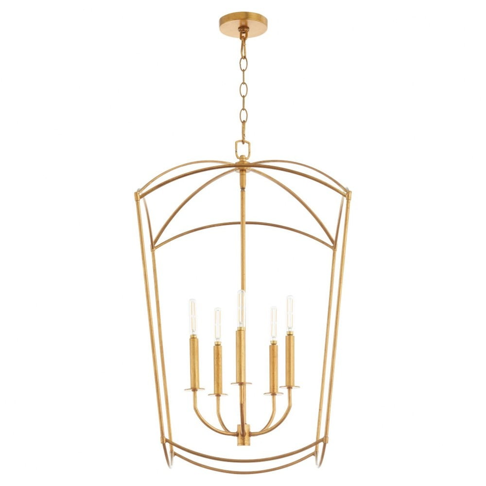 Quorum Lighting - Mantle - 5 Light Entry Foyer-31.5 Inches Tall and 19 ...