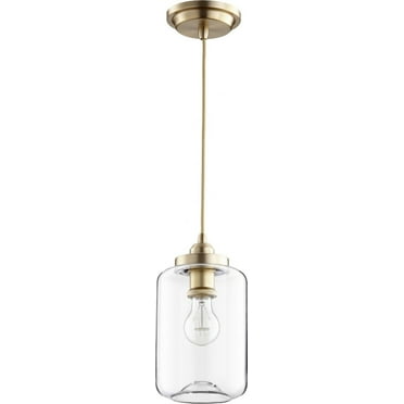 61-80-Quorum Lighting-Numen - 1 Light Pendant-Aged Brass Finish ...