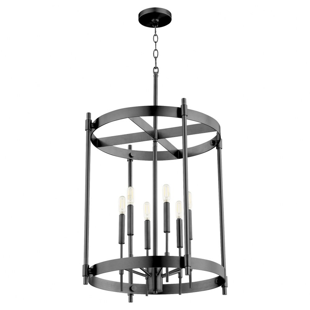 Quorum Lighting - Hamilton - 6 Light Entry Foyer-21 Inches Tall and 24 ...