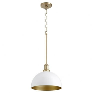 Quorum Lighting - Numen - 1 Light Pendant-Aged Brass Finish ...