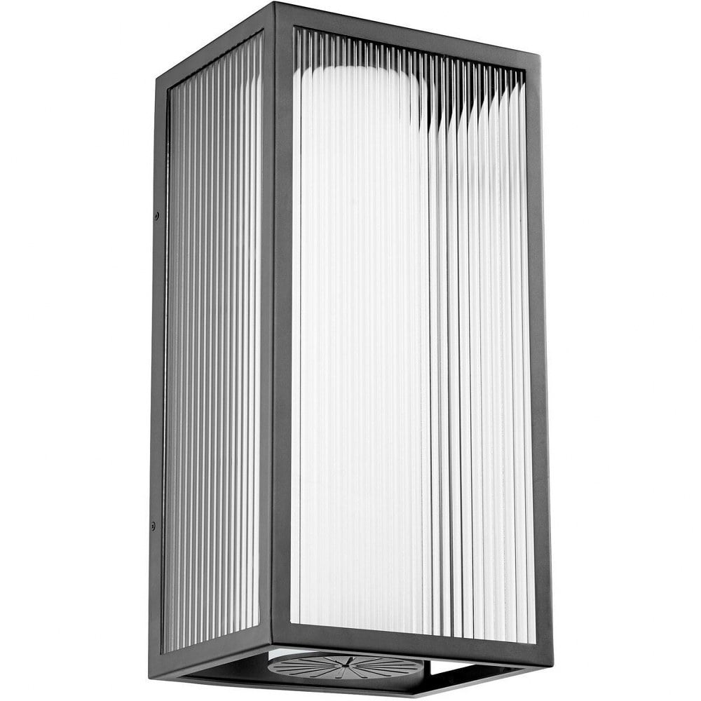 Quorum Lighting Maestro LED Outdoor Wall Mount, 3 Lights, Noir Finish ...