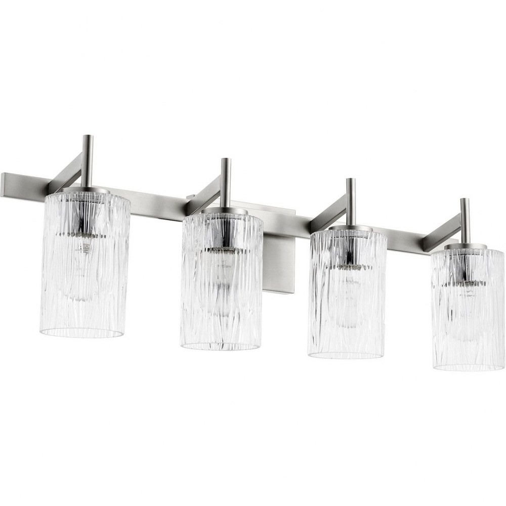 Quorum Lighting - 4 Light Bath Vanity In Transitional Style-9.25 Inches Tall and - Walmart.com