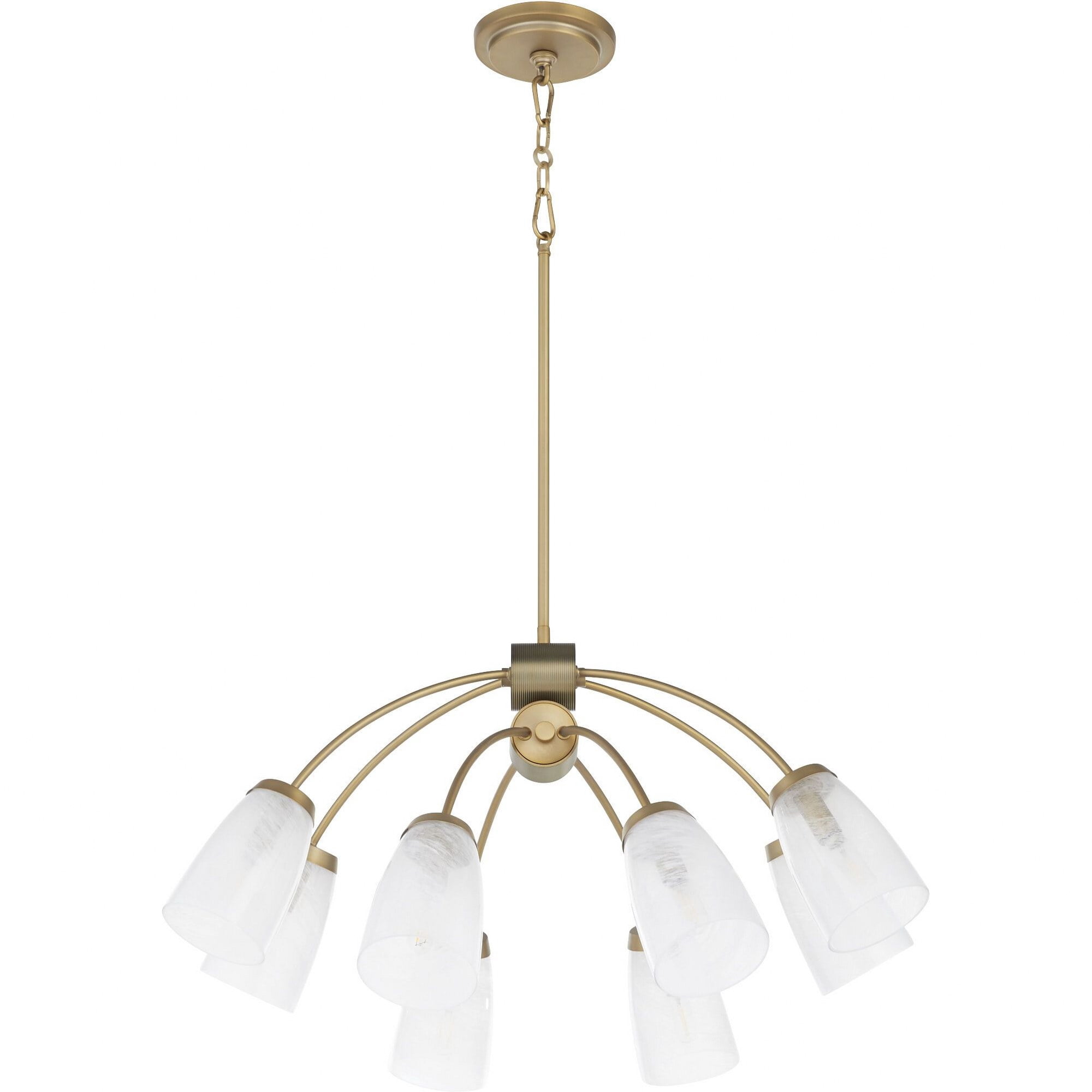 6077-8-80-Quorum Lighting-Arpeggio - 8 Light Chandelier-17.5 Inches ...