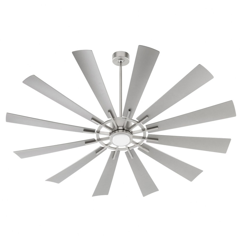 Quorum Lighting - Cirque - 12 Blade Patio Fan with Light Kit-15 Inches ...