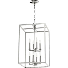 4 Light Entry Pendant In Quorum Home Collection Style 18 Inches Wide By ...