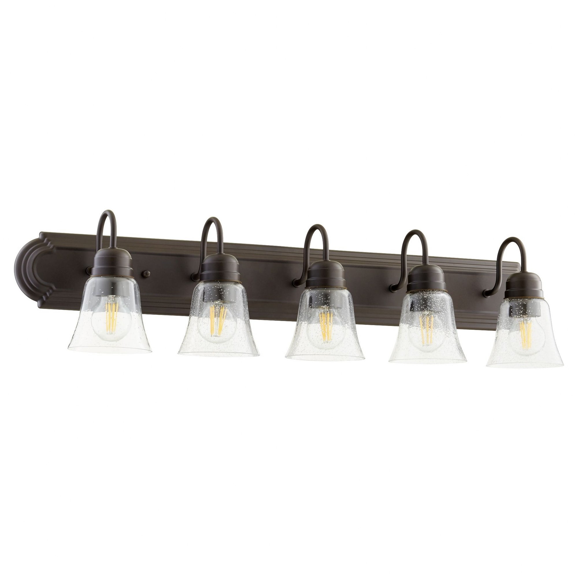 Quorum Lighting - Five Light Vanity - 5 Light Bath Vanity in Quorum ...