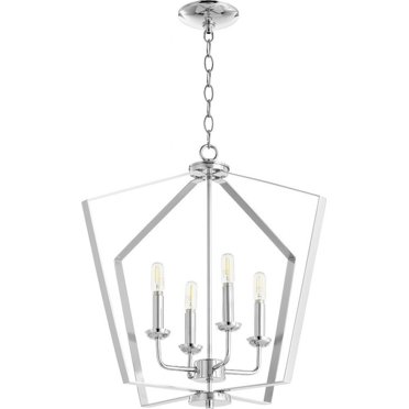 Quorum Lighting - Four Light Entry Pendant - Cuboid - 4 Light Large ...