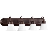 Quorum Lighting - Four Light Vanity - 4 Light Bath Vanity in Quorum ...