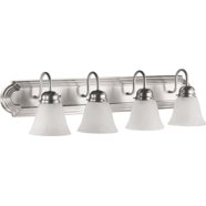 UL Approved 4-Light Matte Black Vanity Light, Bathroom Light Fixtures ...