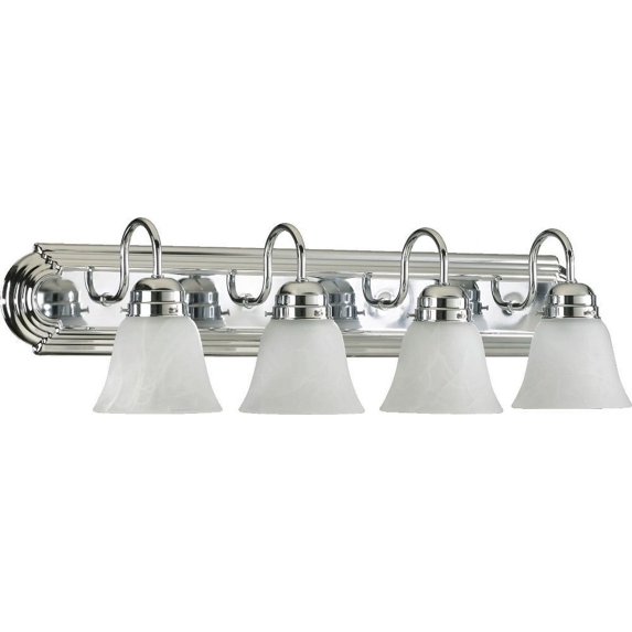 Quorum Lighting - Four Light Vanity - 4 Light Bath Vanity in Quorum ...