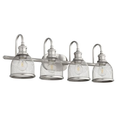 Quorum Lighting - Three Light Vanity - Spencer - 3 Light Bath Vanity in ...