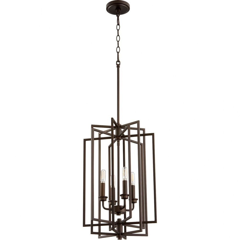 Quorum Lighting - Hammond - 4 Light Entry Foyer-22.75 Inches Tall and ...