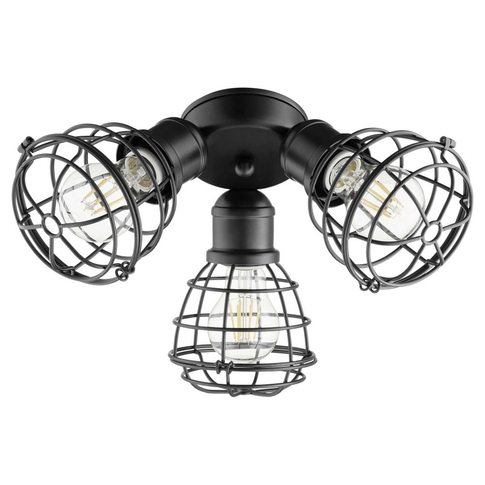Quorum Lighting - LED Patio Light Kit - 18W 3 LED Outdoor Patio Cage ...