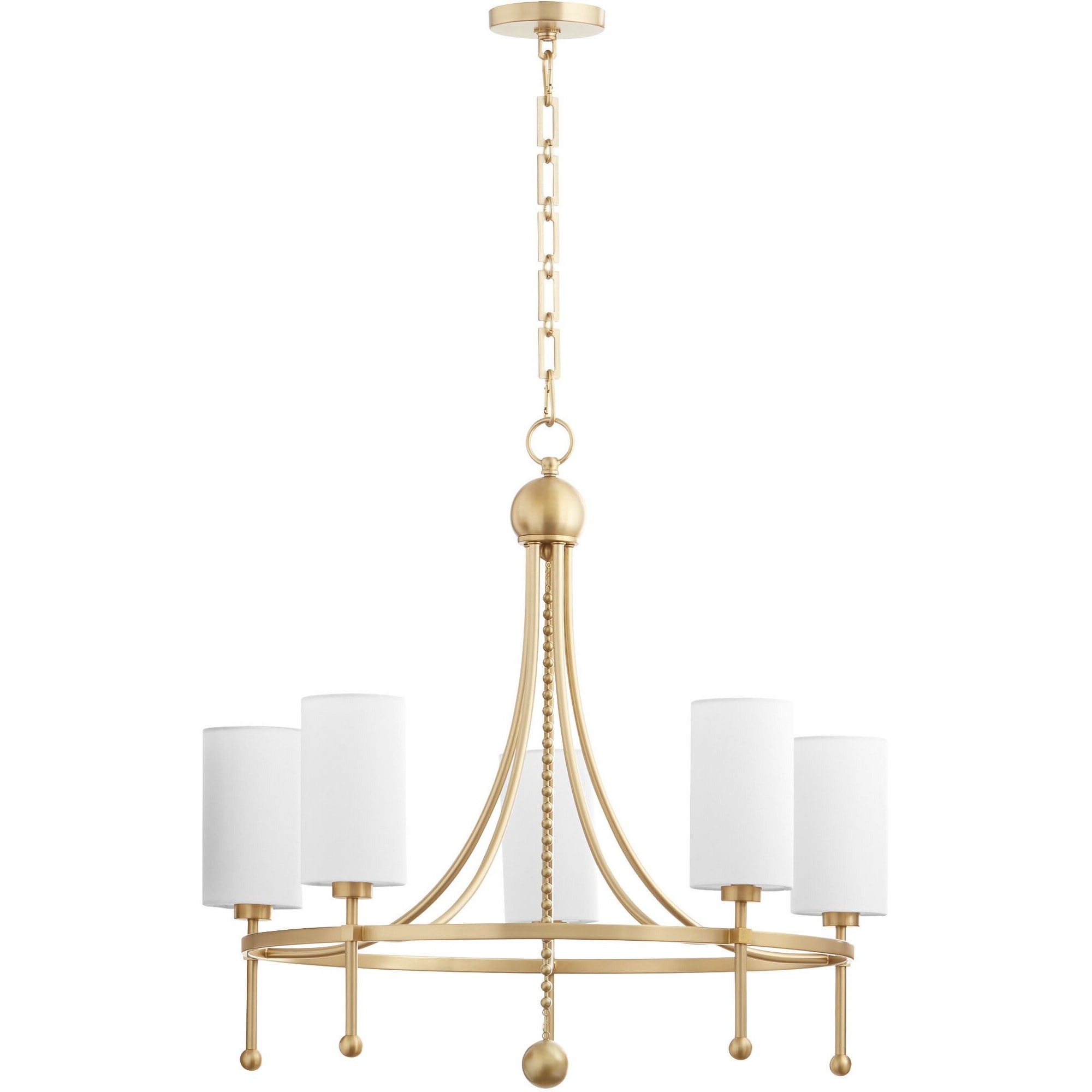 664-5-80-Quorum Lighting-Lee Boulevard - 5 Light Chandelier-26.5 Inches ...