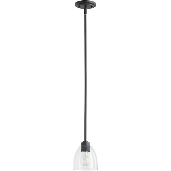 Quorum Lighting Ansley Glass Pendant Light, 1 Light, Persian White, 10W ...
