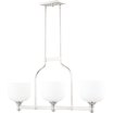Quorum Lighting Richmond 3-Light Pendant, Aged Silver Leaf, 8W x 17H ...
