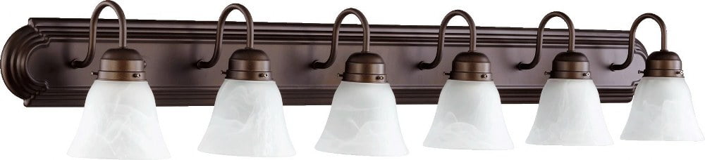 Quorum Lighting - Six Light Vanity - 6 Light Bath Vanity in Quorum Home ...