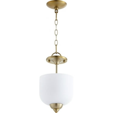 Quorum Lighting - Numen - 1 Light Pendant-Aged Brass Finish ...