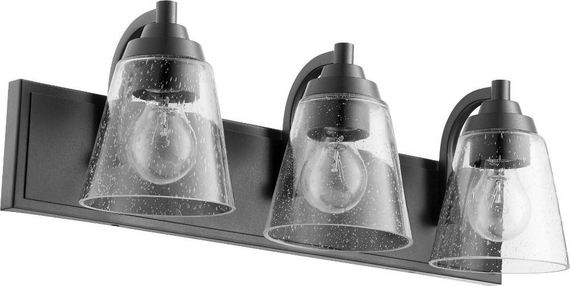 Quorum Lighting - Three Light Vanity - 3 Light Cone Bath Vanity in ...