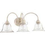 Quorum Lighting - Three Light Vanity - Spencer - 3 Light Bath Vanity in ...