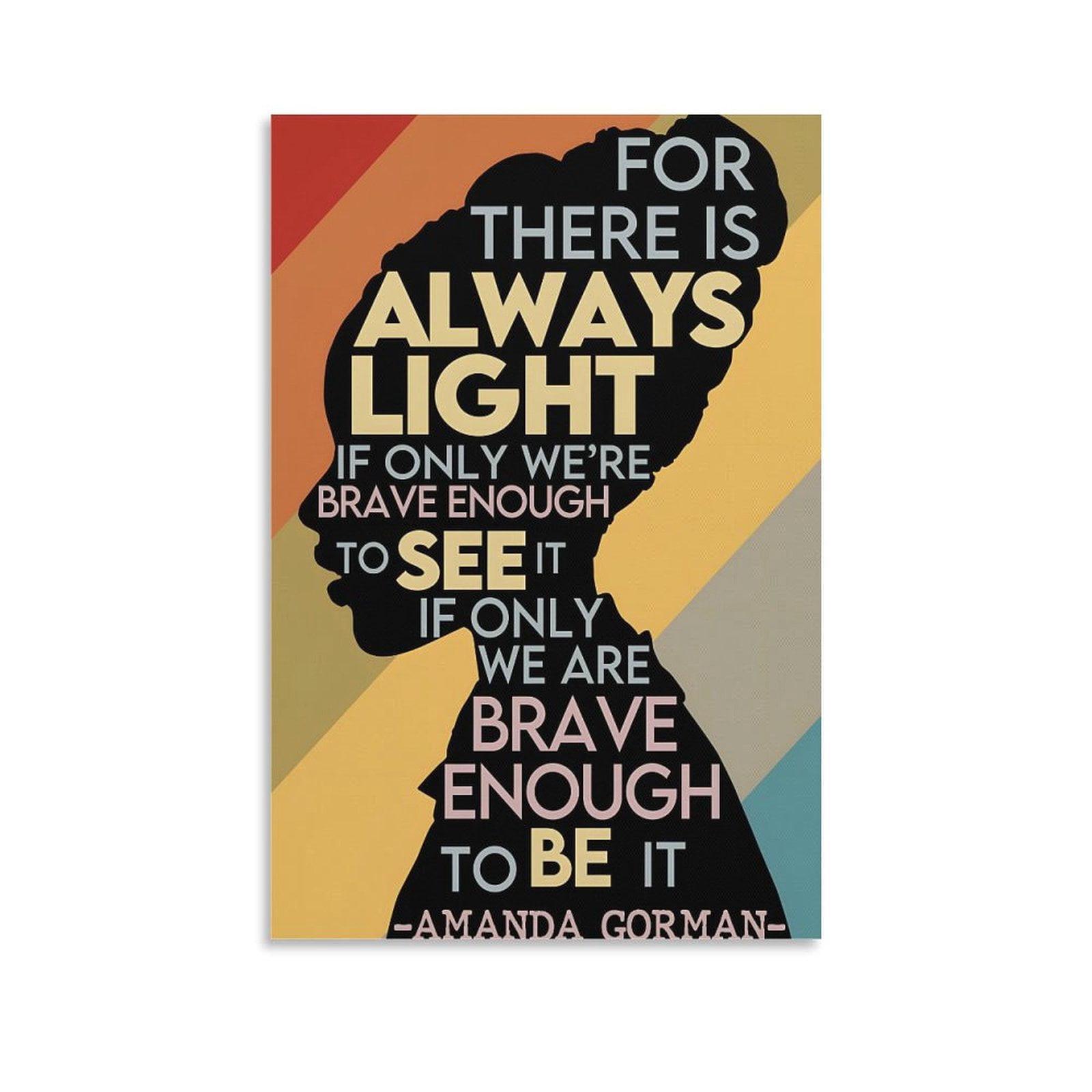 Quotations Amanda Gorman Poster Room Aesthetic Poster Print Art Wall ...