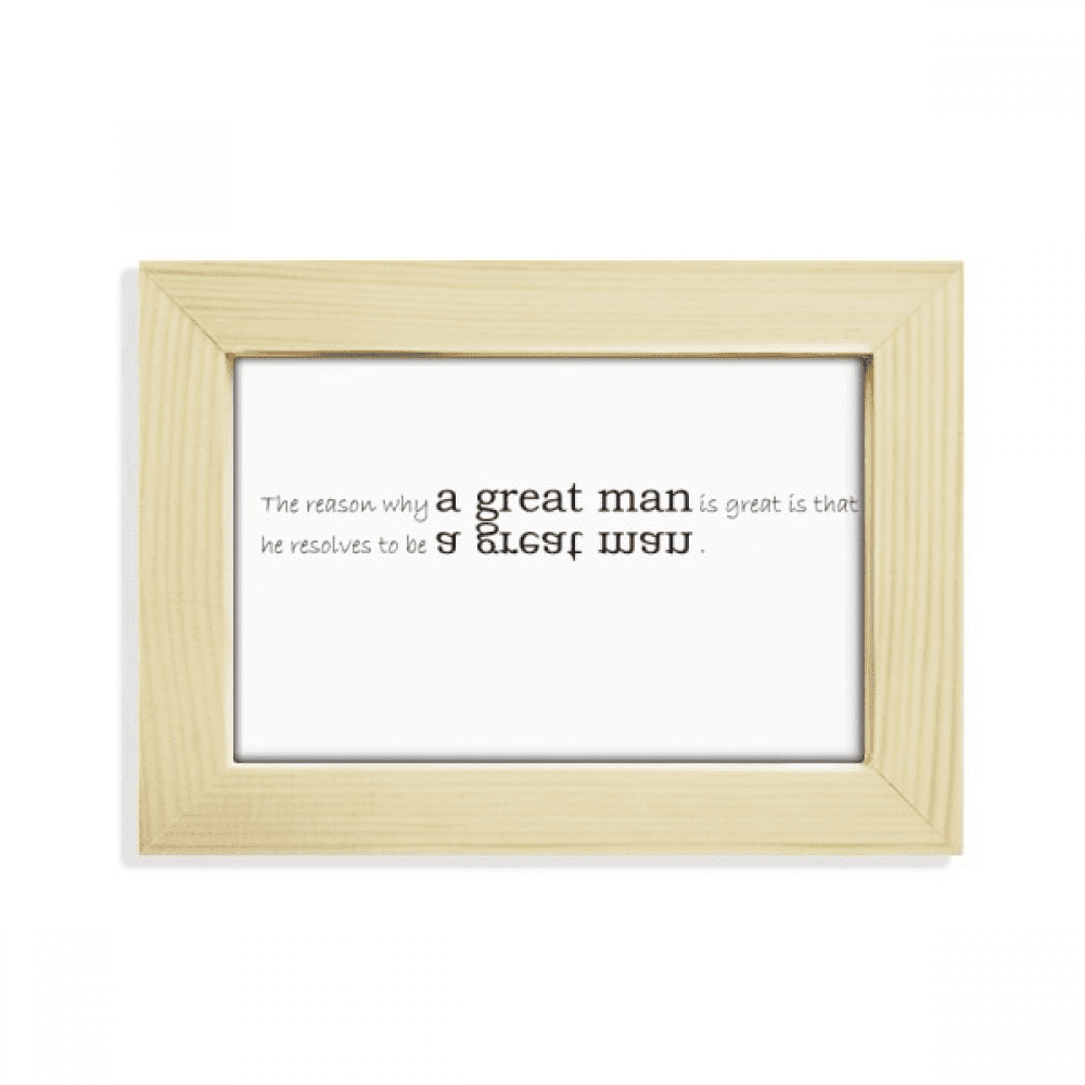 Quote A Great Man Is Great For He Wants To Be A Great Man Desktop ...