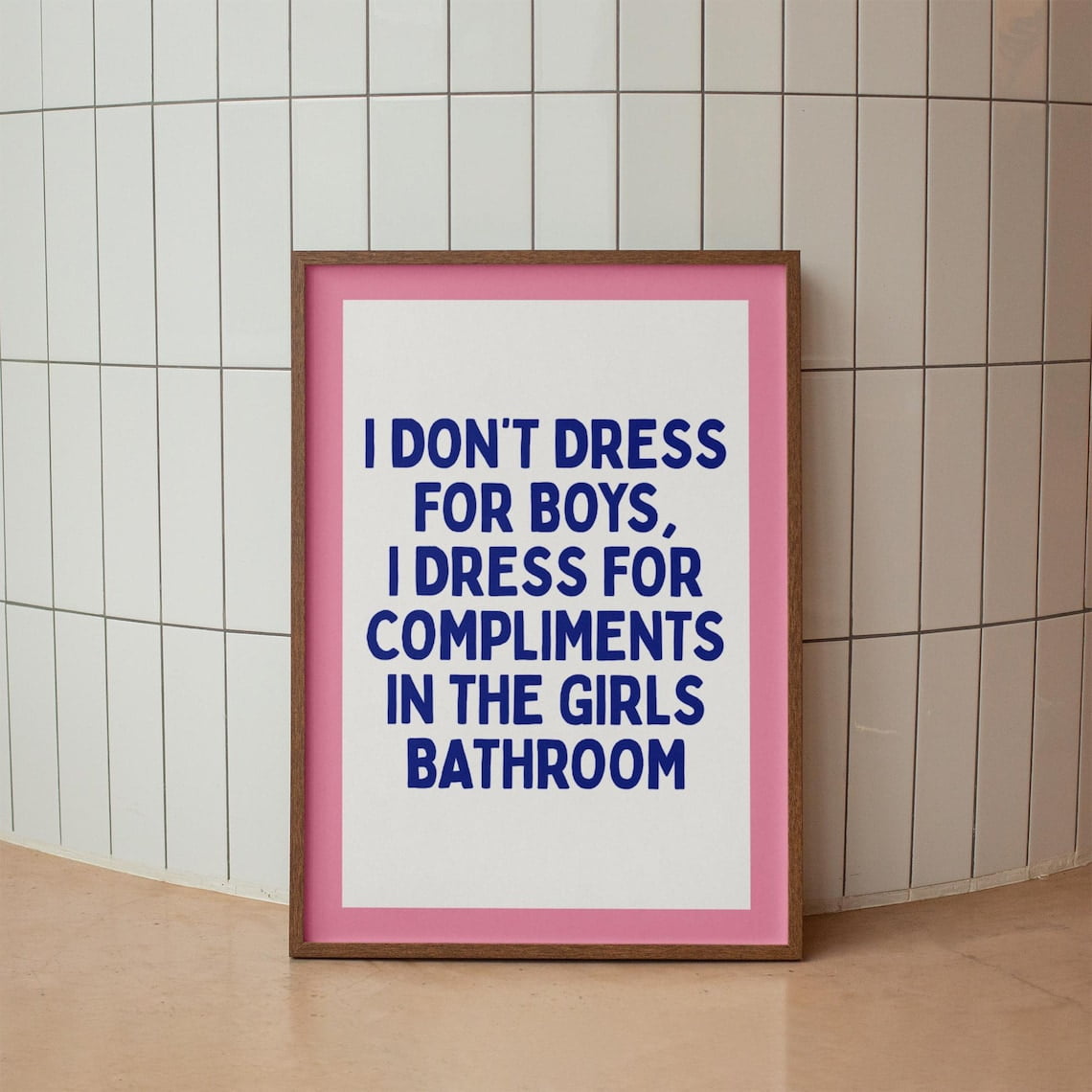 Quote Art Print, Girly Dressing Room Decor Home Decor UNFRAMED Poster ...