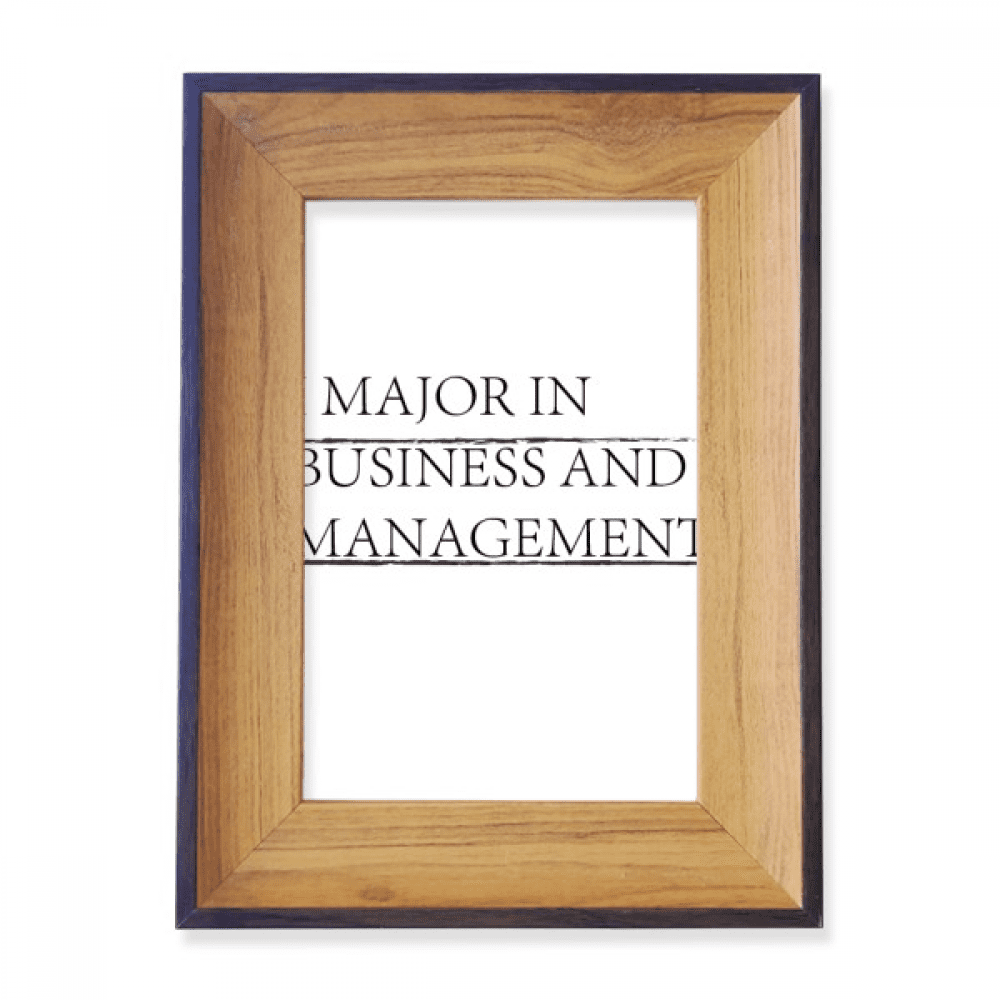 Quote I Major In Business and Management Photo Frame Exhibition Display ...