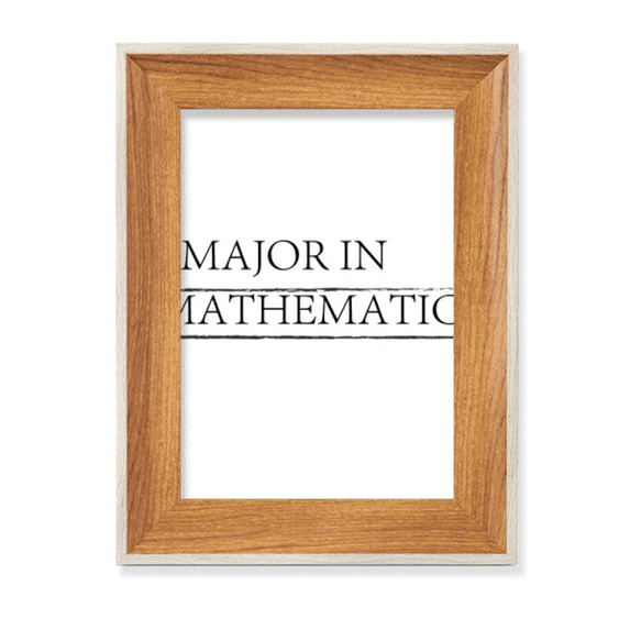 Quote I Major In Mathematics Desktop Wooden Photo Frame Display Picture ...