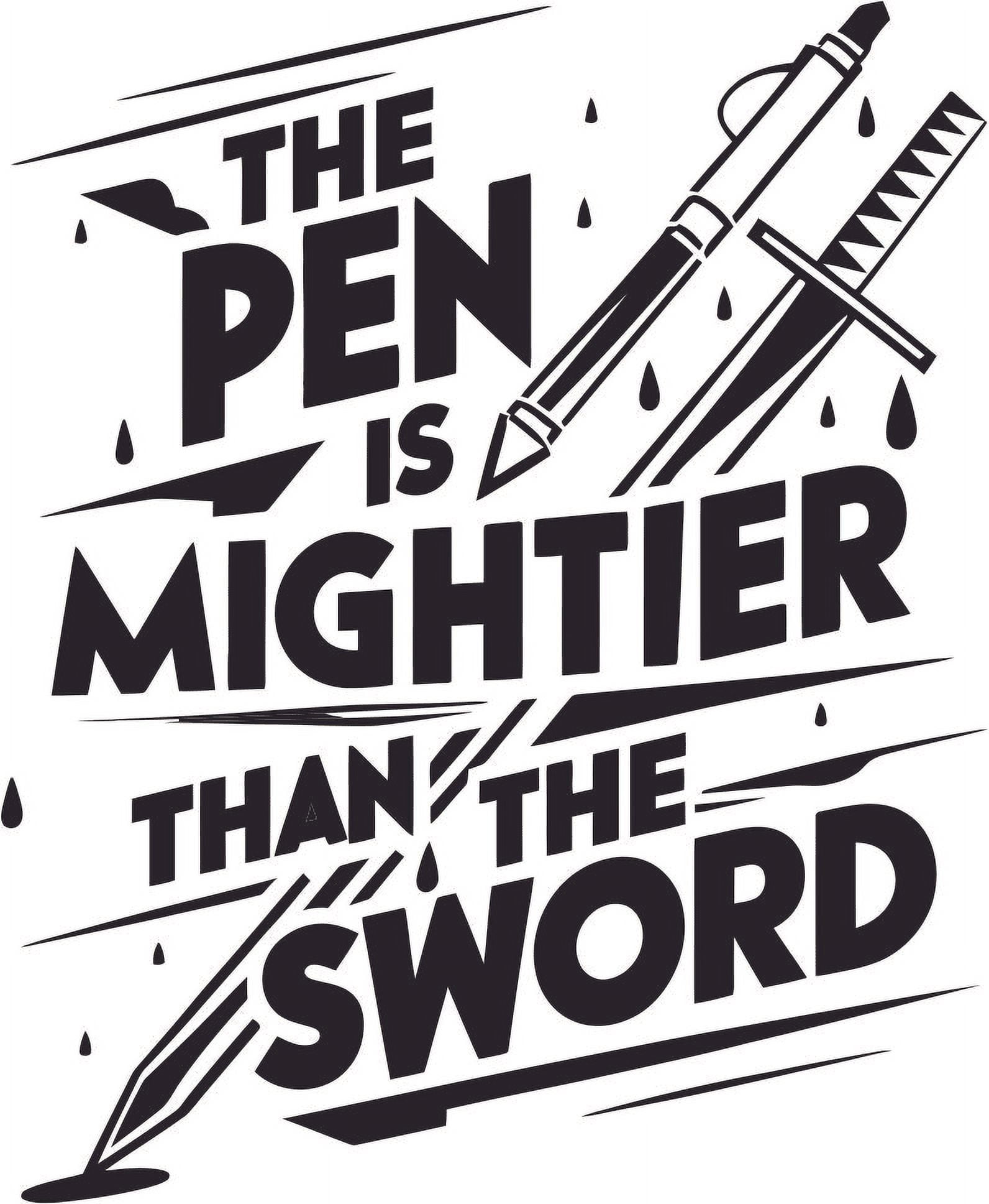 Quote Pen is Mightier Than the Sword Educational Quotes Saying Library ...